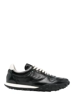 JIL SANDER Leather Sneakers - Black