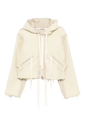 MIDORIKAWA Raw Edge Jacket - Neutrals