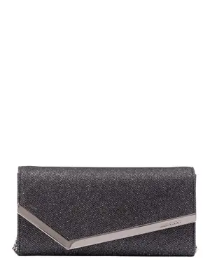 JIMMY CHOO Emmie Clutch - Black