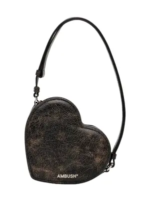 AMBUSH Heart Shoulder Bag - Black