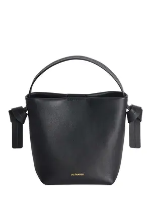 JIL SANDER Knot Hobo Mini - Black