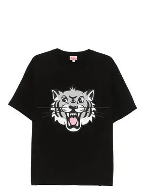 Kenzo Happy Tiger T-shirt - Black