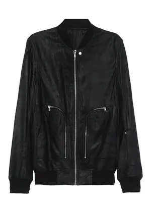 Rick Owens Bauhaus Flight Jacket - Black
