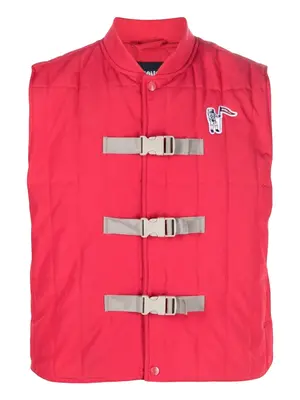 BILLIONAIRE BOYS CLUB Logo-patch Gilet - Red