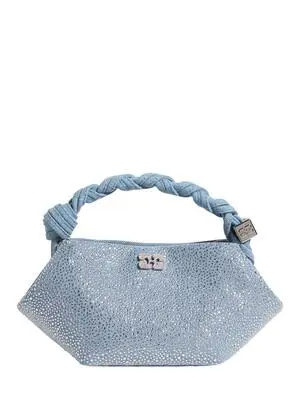 GANNI Bou Top-Handle Bag Blue