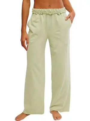 Free People Free People Lounge Pants Celadon Green