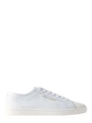 Saint Laurent Gym Leather Sneakers - White