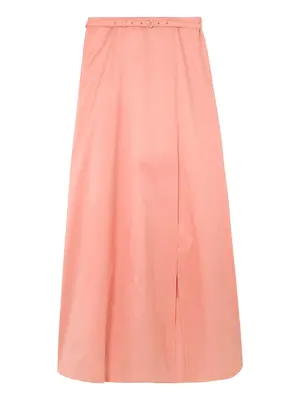 Aje Etta Belted Maxi Skirt - Orange