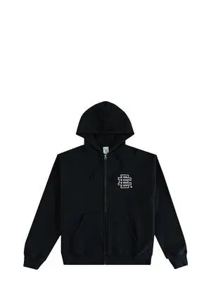 ERIC EMANUEL Ee Basic Zip Up Hoodie - Black/white