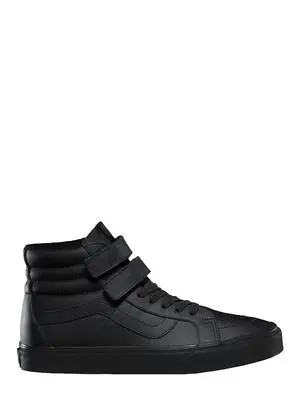 VANS Sk8-hi Reissue V Mono Leather High-top Sneakers - Black