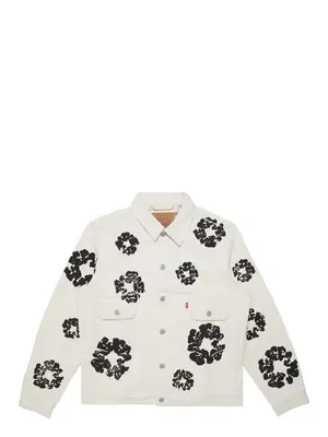 DENIM TEARS Type Ii All Over Wreath Jacket - White