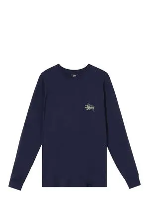 StÜssy Basic Long-sleeve Tee 'navy - Blue