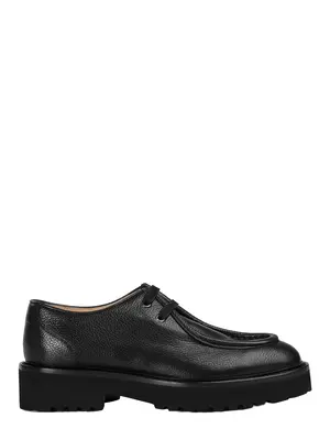 DOUCAL'S Oxford Shoe - Black