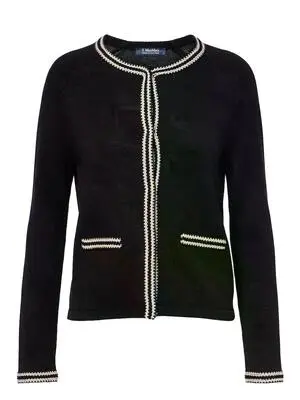 Max Mara Zenobia Cotton Cardigan - Black