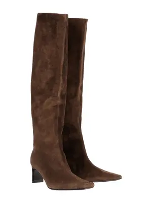 Khaite Ona 55 Knee-high Boots - Brown