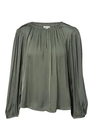 VELVET BY GRAHAM & SPENCER Velvet Riona Satin Blouse
