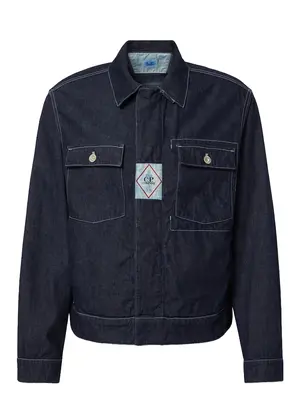 C.P. COMPANY Denim Trucker Jacket - Blue