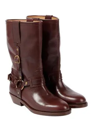 Isabel Marant Étoile Heiko Leather Ankle Boots - Brown