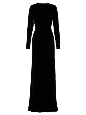 Dolce & Gabbana Velvet Gown - Black