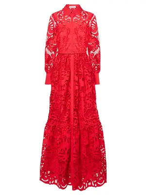 SELF-PORTRAIT Cotton Lace Gown