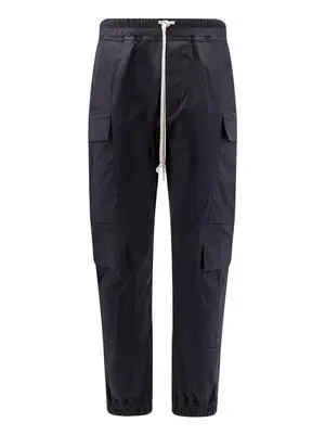 Rick Owens Mastodon Megacargo Organic Cotton Trousers - Black