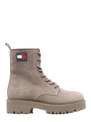 Tommy Hilfiger Suede Lace-up Boots - Brown