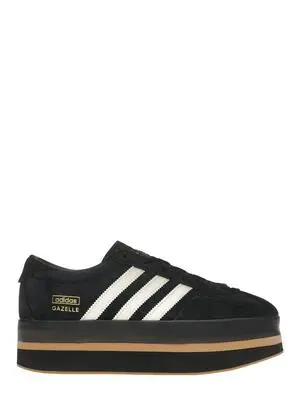 Adidas Gazelle Stack Sneakers - Core Black/cream White/gum