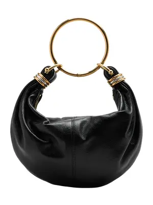 Chloé Bracelet Top Handle Hobo Bag - Black