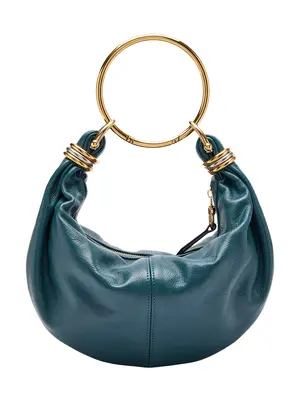 Chloé Bracelet Top Handle Hobo Bag - Blue