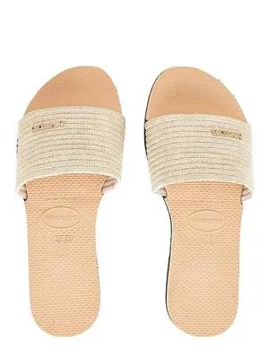 Havaianas You Malta Metallic Sandal - Golden