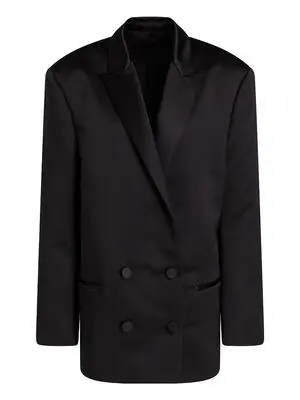 Philosophy Di Lorenzo Serafini Satin Tuxedo Jacket - Black