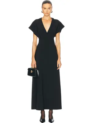 EAVES Malka Midi Dress - Black