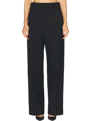 EAVES Kira Melange Suiting Pants - Dark Grey