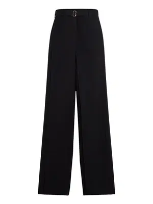 LANVIN Belted Trousers - Black