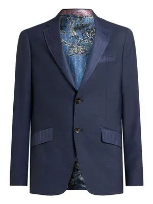 Etro Wool Suit Jacket - Blue