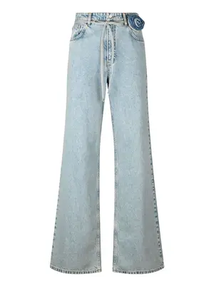 Liu Jo Baggy Cotton Jeans - Blue