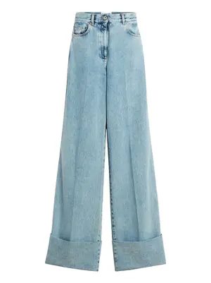 LANVIN Wide-leg Jeans - Blue