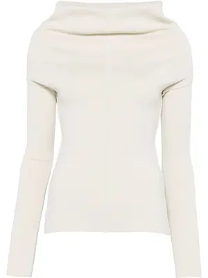 Rick Owens Draped Top - Neutrals