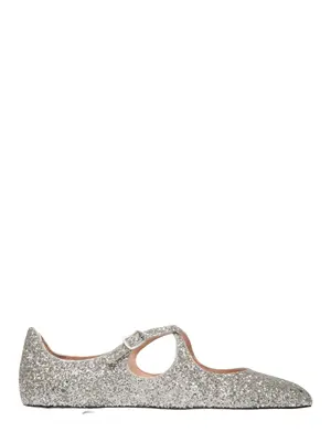 Bally Glitter Ballerinas - Silver