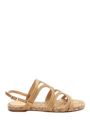 CastaÑer Castañer Ikrix Espadrille Sandals Gold
