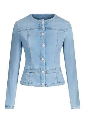 Liu Jo Button-down Denim Jacket - Blue