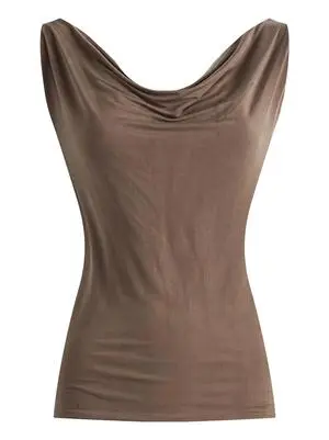 PEACHY DEN Kylie Top - Mocha