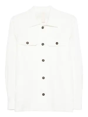 ELEVENTY Classic-collar Shirt Jacket