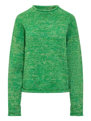 JW Anderson Marl-knit Sweater - Green