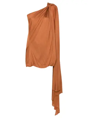Giuseppe Di Morabito Draped-panel Mini Dress - Brown
