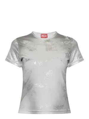 DIESEL T-uncutie-long-q5 T-shirt - Grey