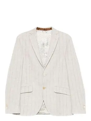 Etro Pinstripe Blazer - Neutrals