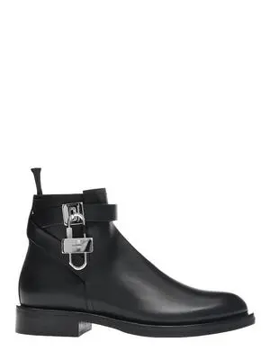 Givenchy Lock Ankle Boots - Black