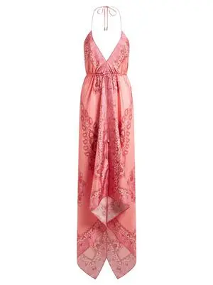 Etro Paisley-print Maxi Dress - Pink