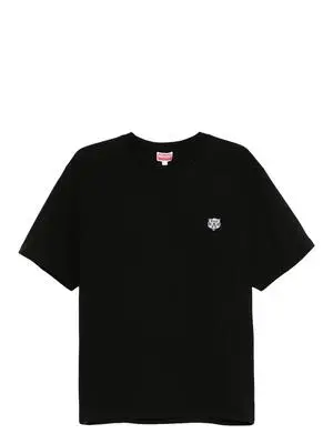 Kenzo Lucky Tiger Embroidered T-shirt - Black